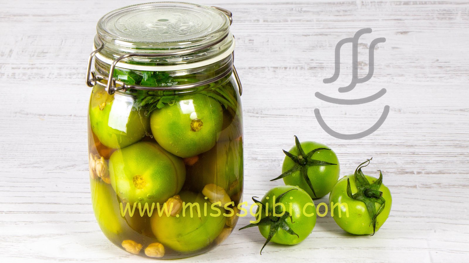 Yeşil Domates Turşusu Nasıl Yapılır? - MisssGibi Yemek Tarifleri