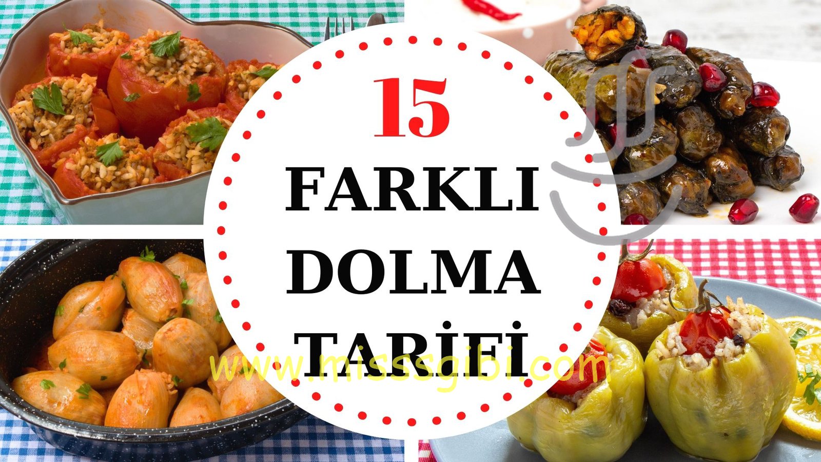 15 Farklı ve Leziz Biber Dolması Tarifi - Değişik Sarma ve Dolma ...